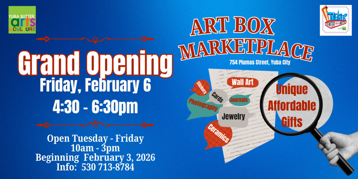 The Art Box Marketplace Reception - Yuba Sutter Arts & Culture